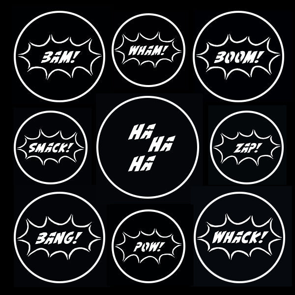 Comic Book Text Gobo Series – gobonomics