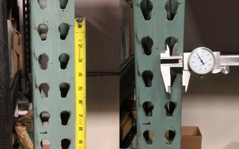 Large 10-inch Cable Peg for Pallet Racks (1/16" Thickness) – gobonomics