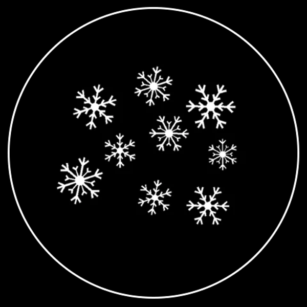 Classic Snowflake Gobo 1 of 8 – gobonomics